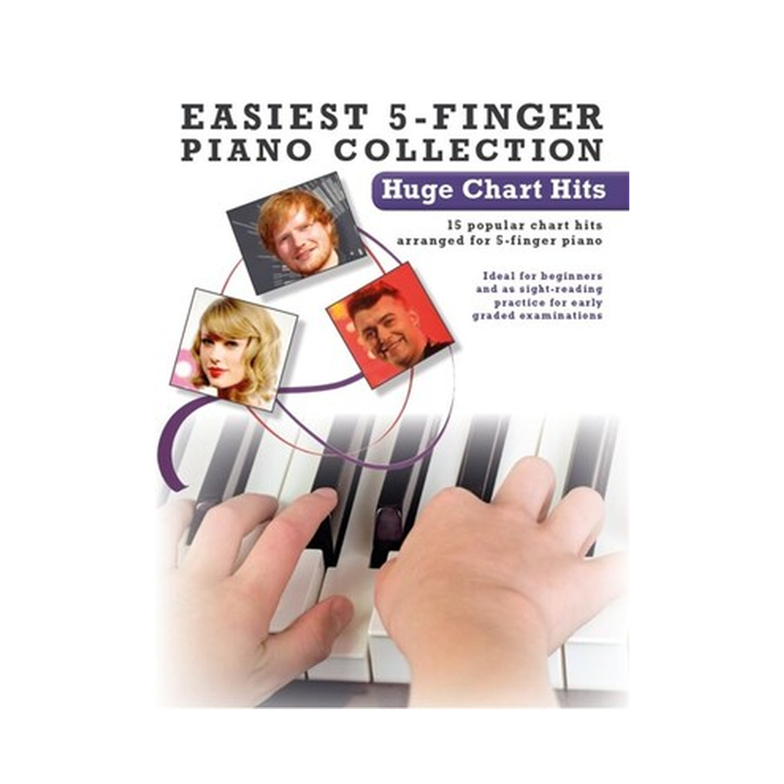 Easiest 5-Finger Piano Collection Huge Chart Hits – Cecere's Music