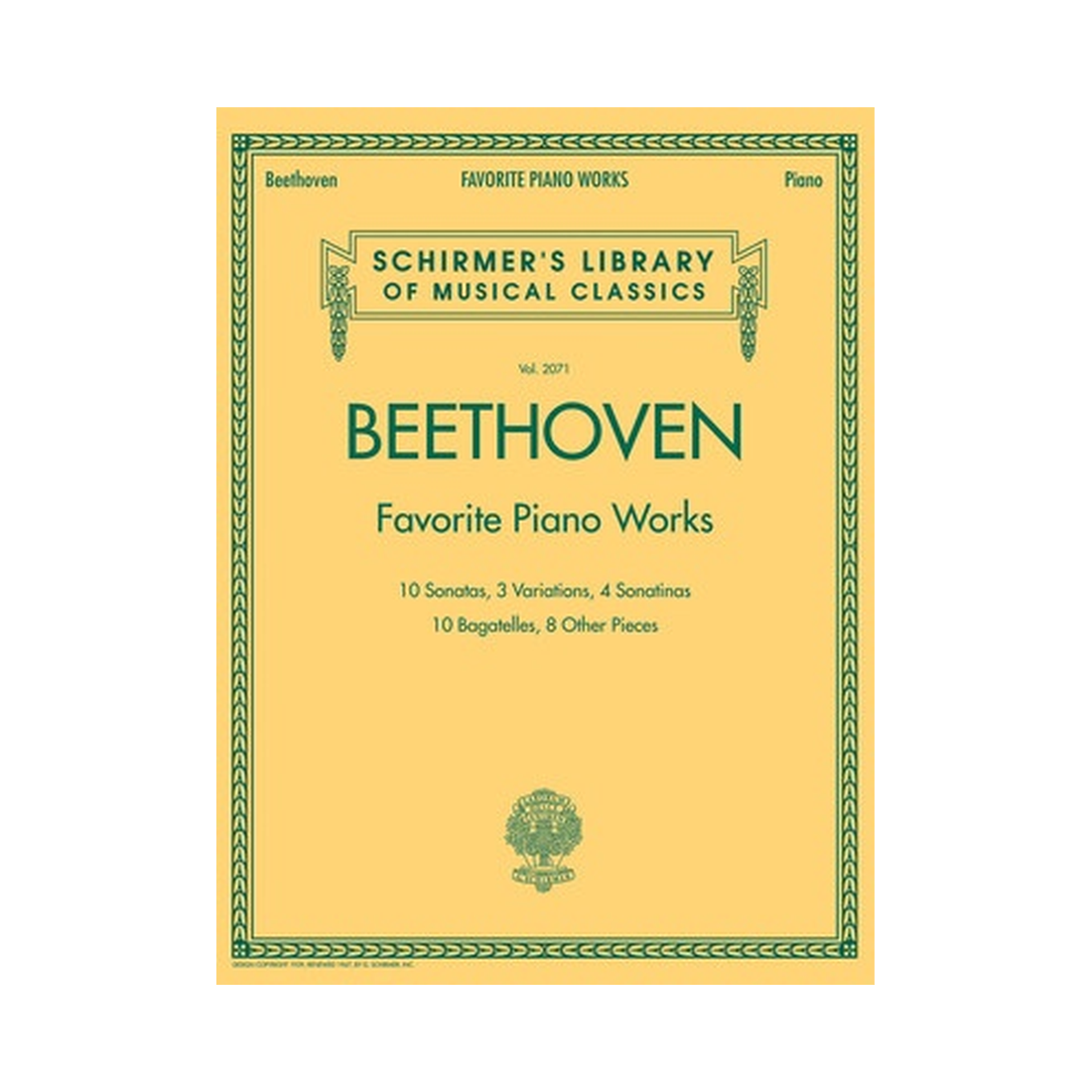 Beethoven - Favorite Piano Works – Cecere's Music