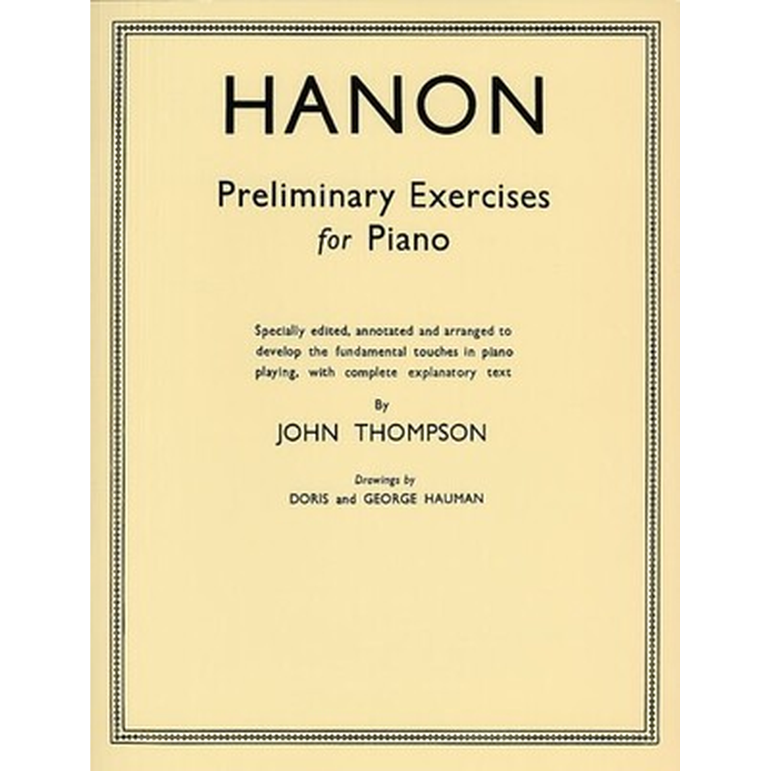 Hanon Preliminary Exercises for Piano – Cecere's Music