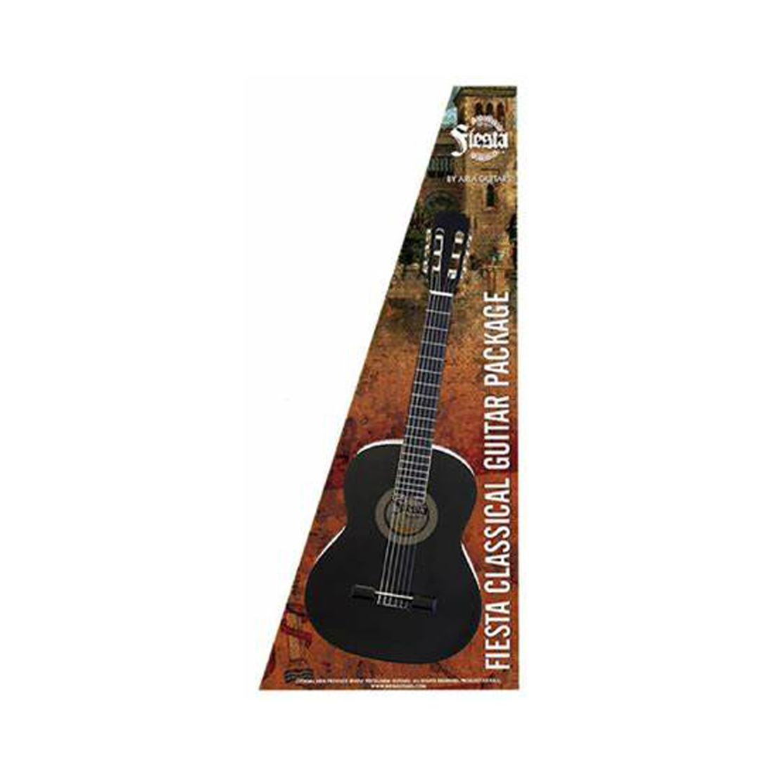 Fiesta 3/4 Size Classical Guitar Package Black – Cecere's Music