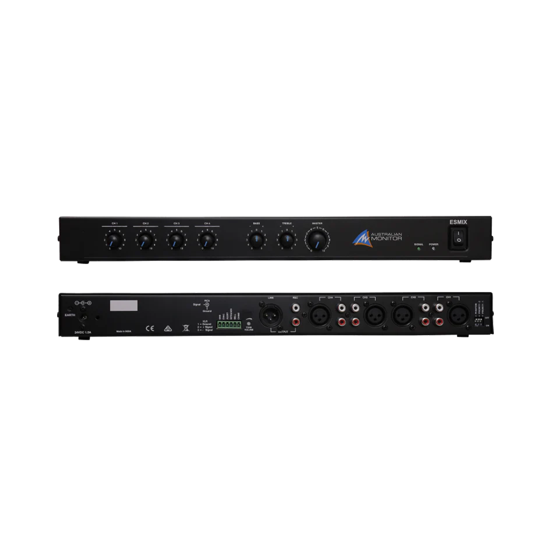 Australian Monitor ESMIX 4 Channel Mono Mixer – Cecere's Music