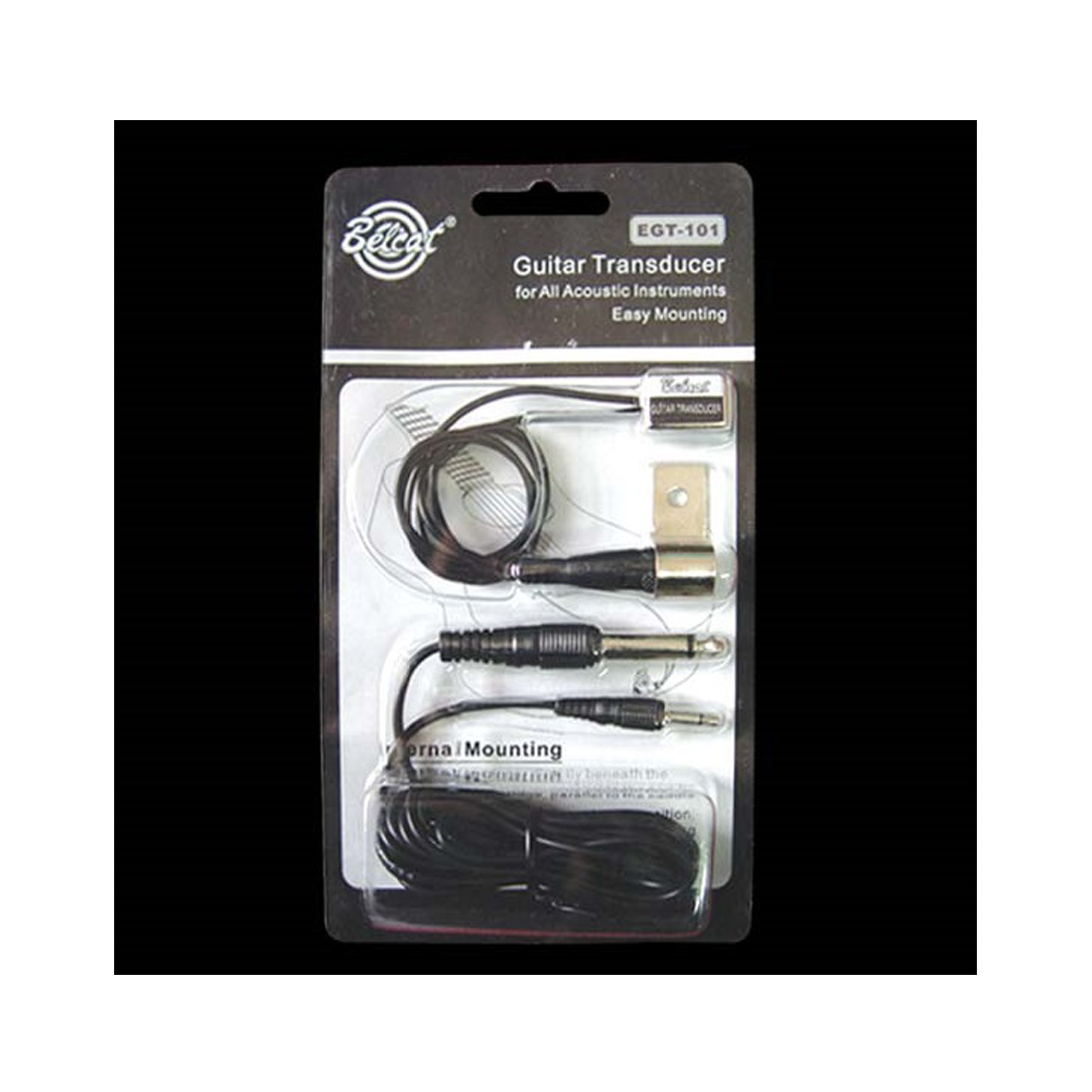 Belcat EGT-101 Easy Surface Mounted Single Transducer Pickup System ...