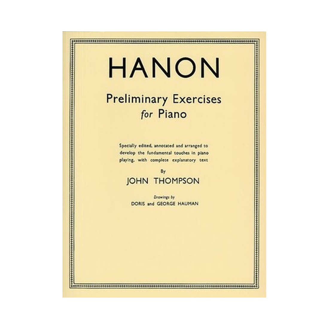 Hanon Preliminary Exercises For Piano Cecere S Music