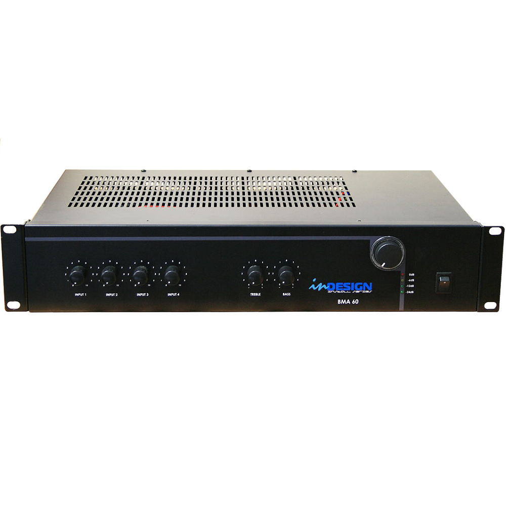 InDesign 60w 100v Line Power Amplifier – Cecere's Music