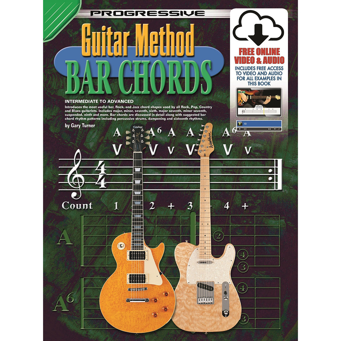 Prog Method Bar Chords Book and CD Guitar – Cecere's Music